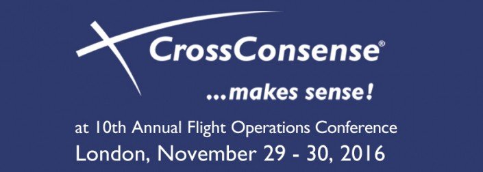 CrossConsense on the 10th Annual Flight Ops Conference in London ...